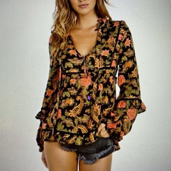 Spell | Tops | Spell Etienne Blouse L | Poshmark